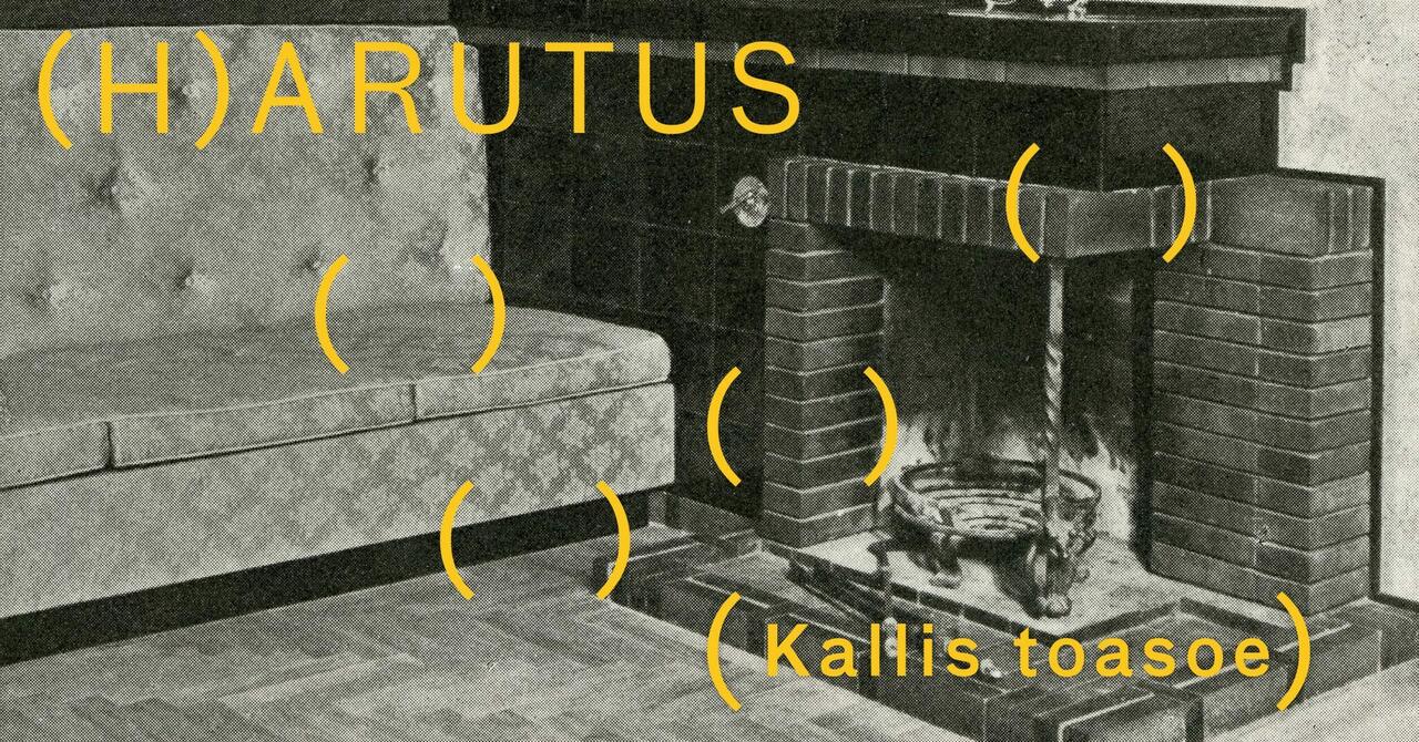22.11: Ramon Rask osaleb Arhitektuurimuuseumi vestlussarjas H(ARUTUS ...